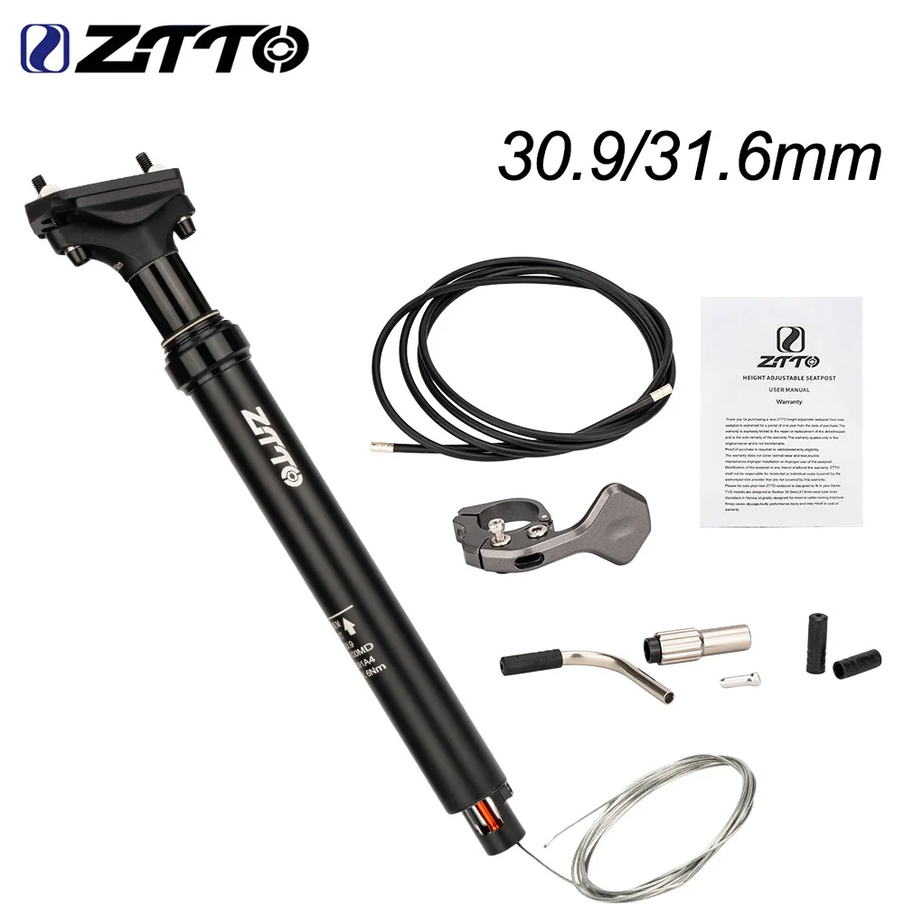 ZTTO-MTB-Bike-Dropper-Seatpost-Adjustable-Suspension-Seat-Post-Tube-30 ...