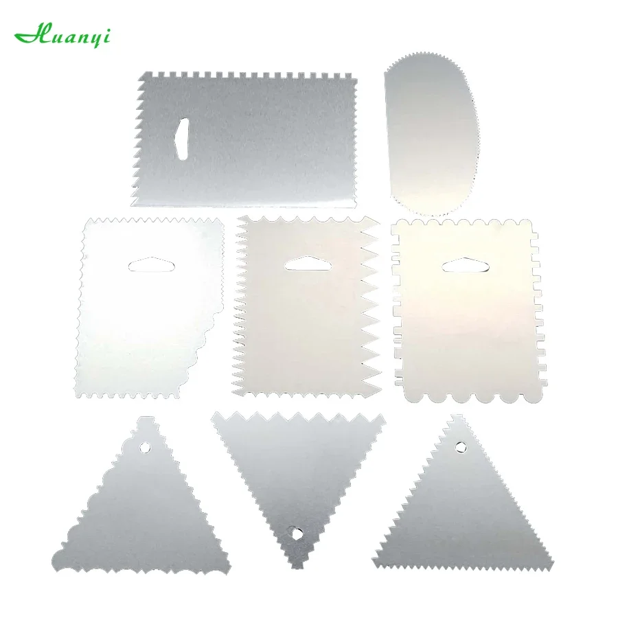 Metal Dough Icing Fondant Scraper Cake Decorating Baking Pastry Tools ...