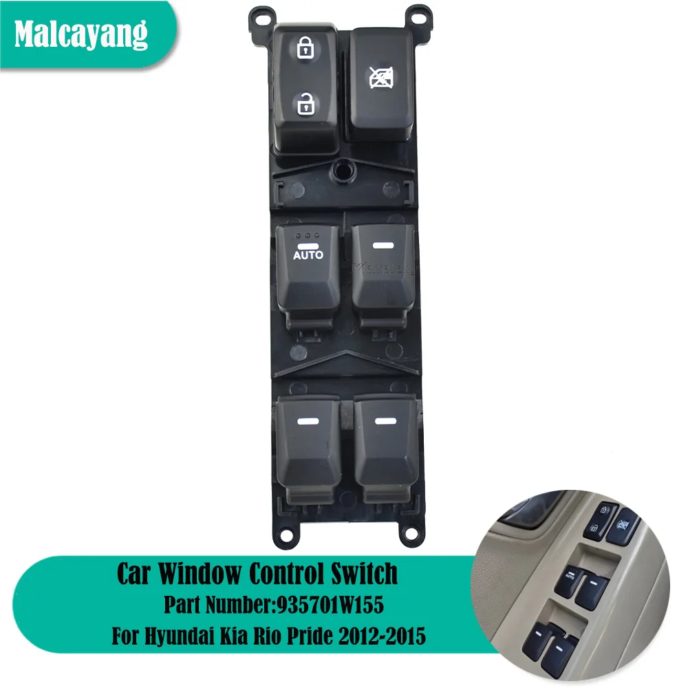 For Hyundai Kia Rio Pride 2012-2015 Car Electric Power Window Switch ...