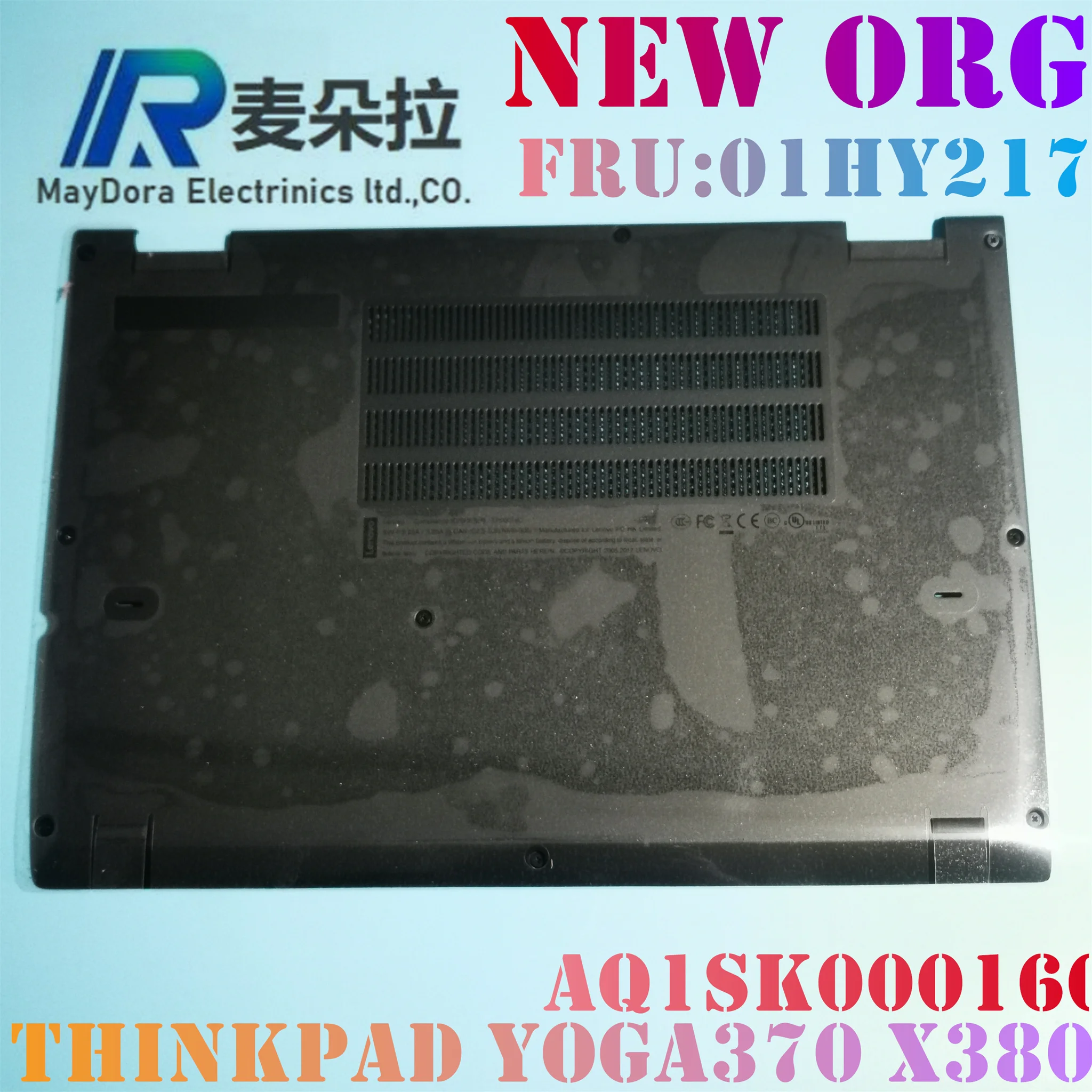 NEW ORG Laptop case for Lenovo ThinkPad YOGA 370 X380 Bottom Base low ...