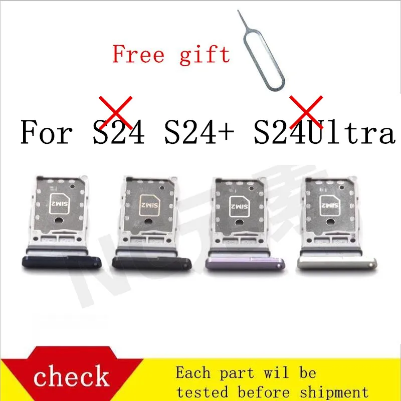 For-Samsung-Galaxy-S24-SIM-Card-Tray-Sim-Card-Holder-Slot-adapter-and ...