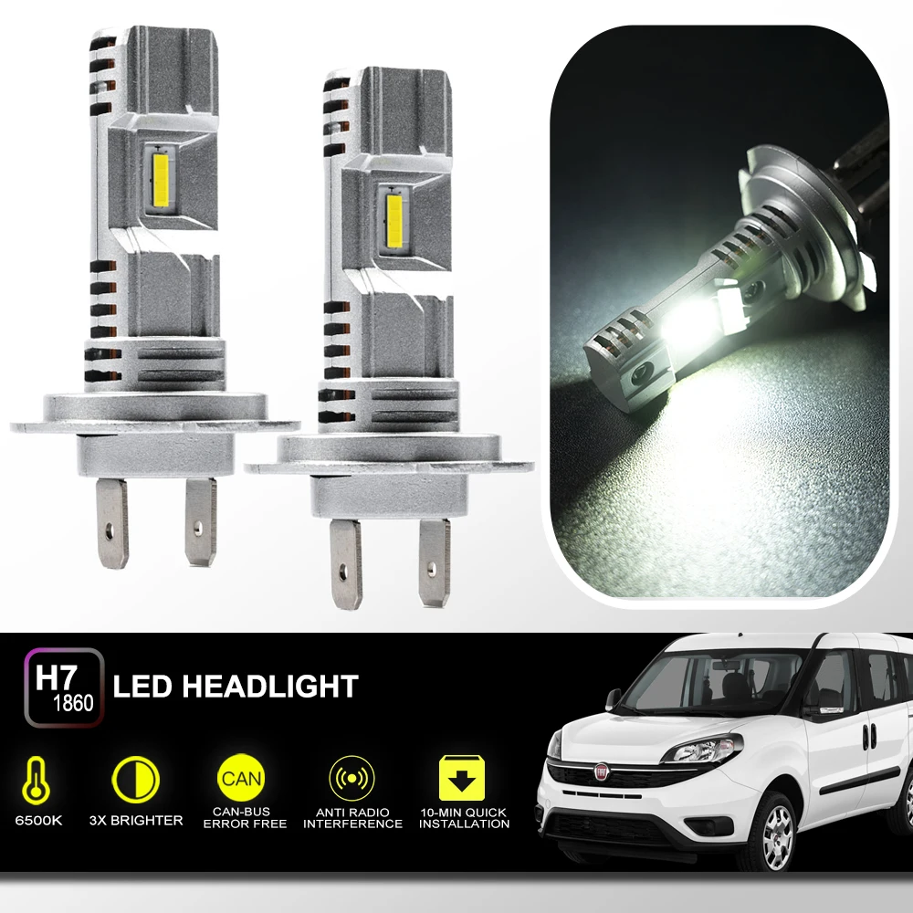 H7-Led-Headlight-1-1-Bulbs-Upgrade-For-Fiat-Ducato-250-243-244-245-247 ...
