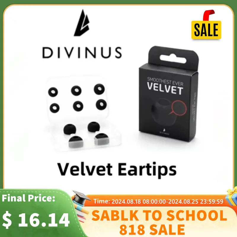 Divinus-Velvet-Silicone-Earphones-Ear-Tips-for-Nozzle-Size-3-5mm-Soft ...