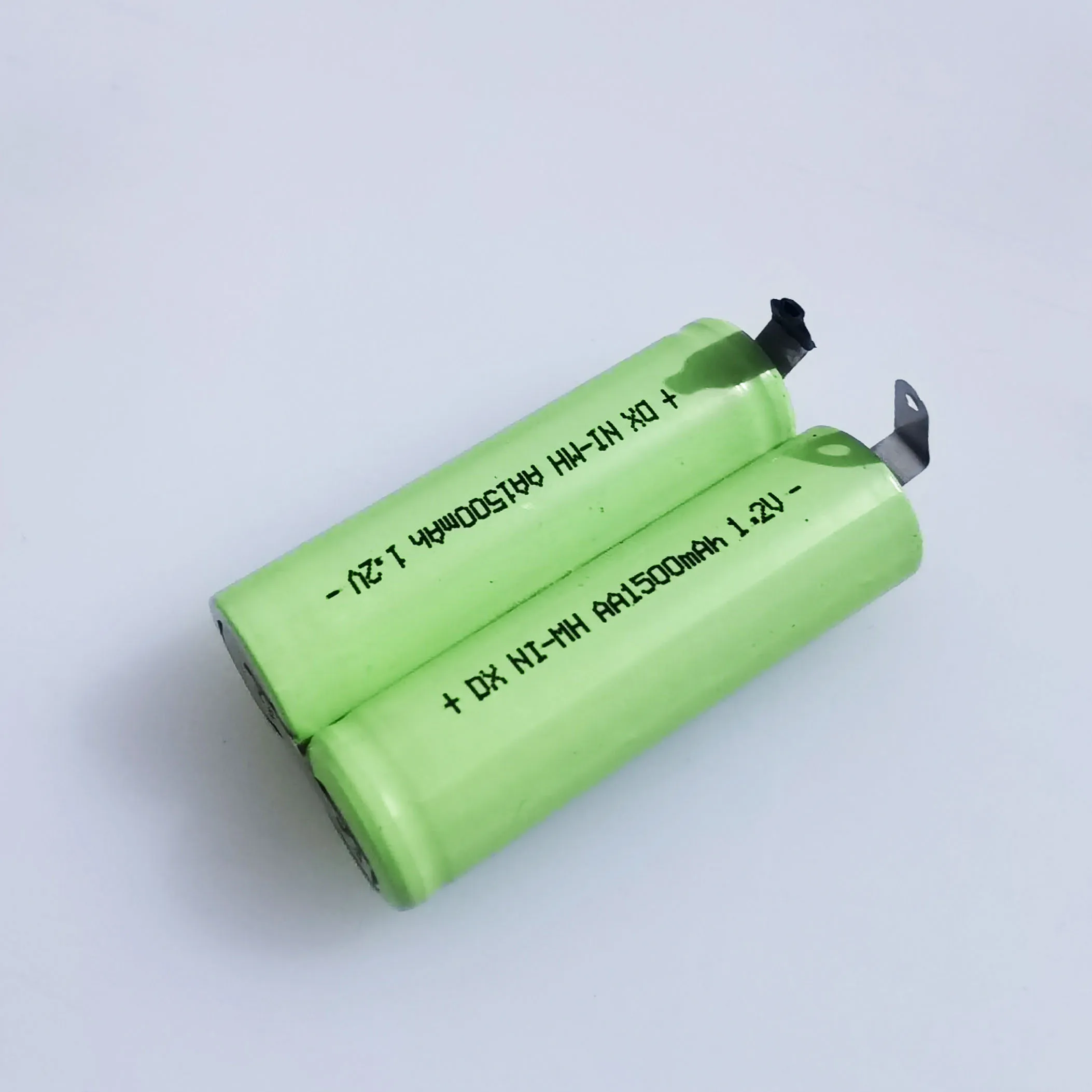 2.4V AA rechargeable battery pack 1500mah 2A ni-mh baterias cell for ...
