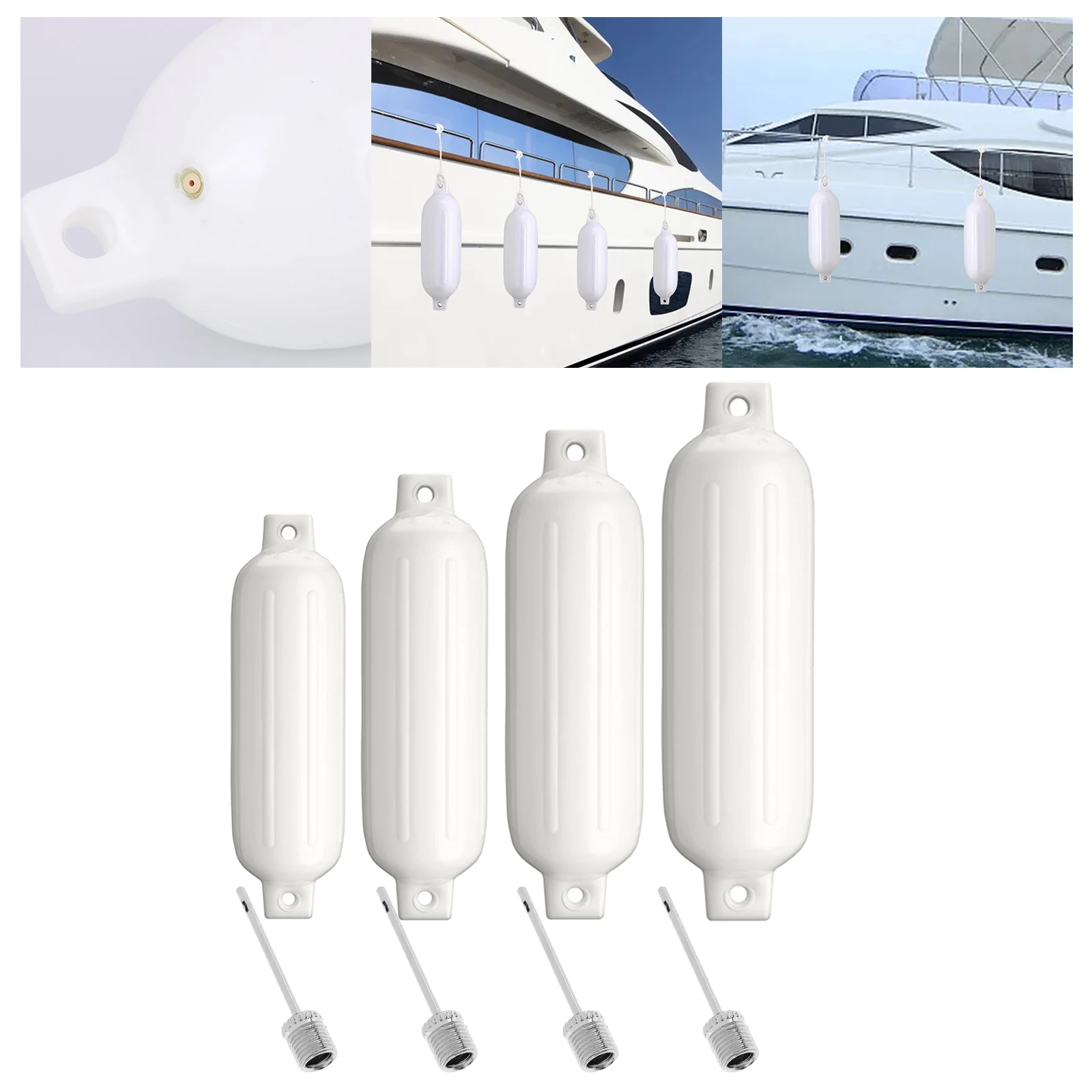 Boat Fender Universal Inflatable Boat Bumpers Boat Bumpers for Docking ...