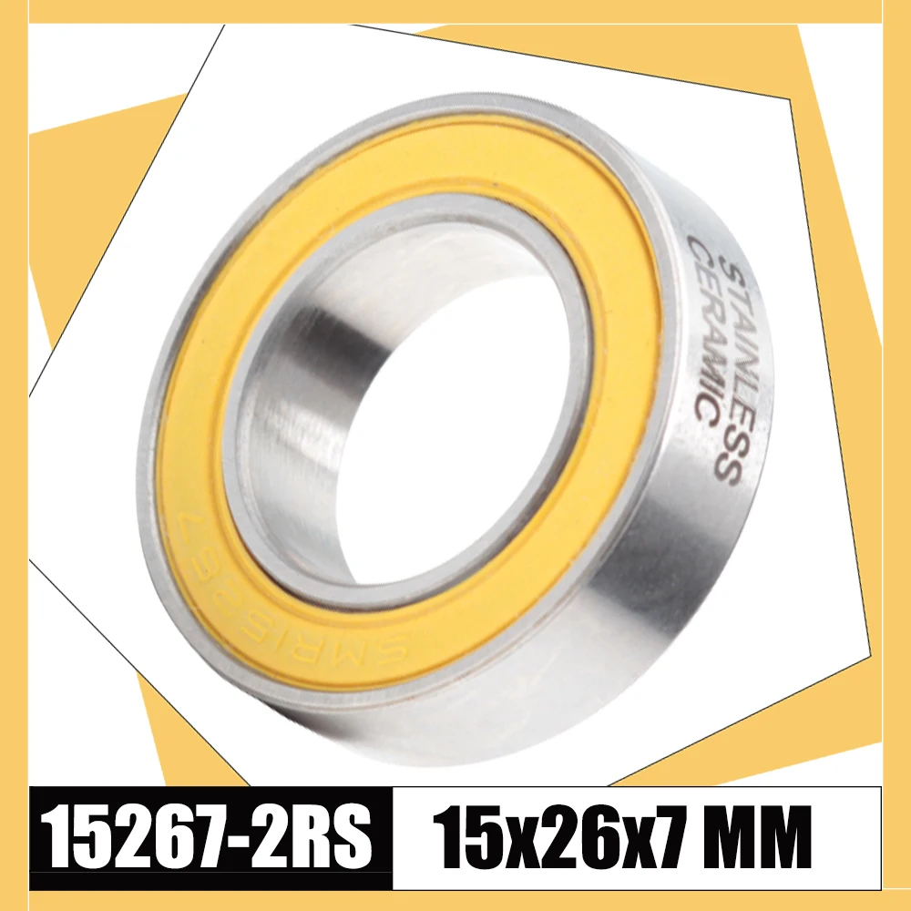 15267-2RS-Stainless-Bearing-15-26-7-mm-1PC-ABEC-3-15267-RS-Bicycle-Hub ...