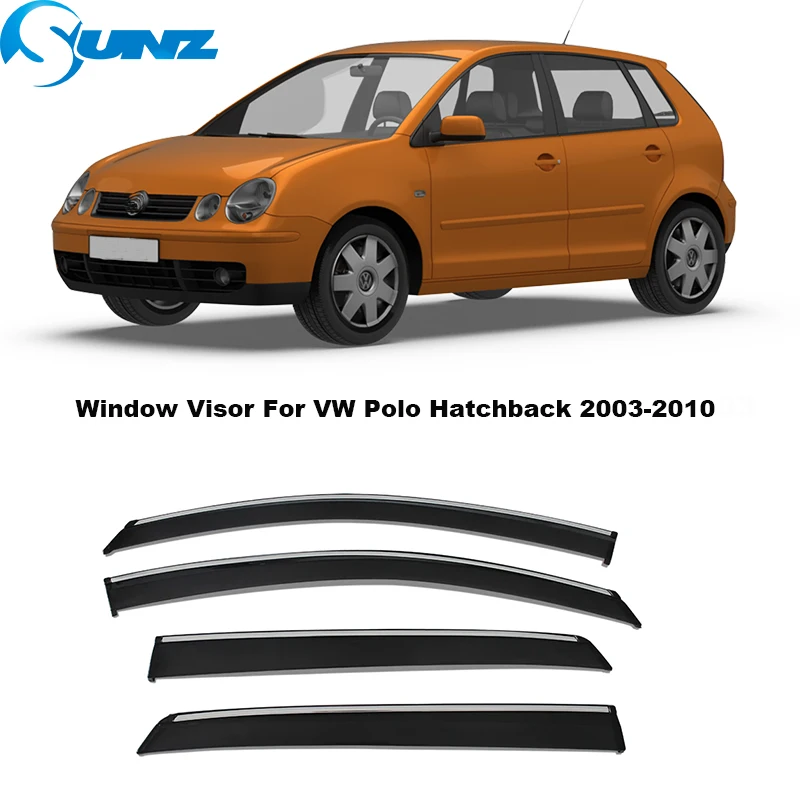 Window-Visor-For-VW-Polo-Hatchback-MK4-2003-2004-2005-2006-2007-2008 ...