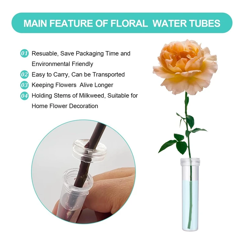 Tubes For Stem Flowers