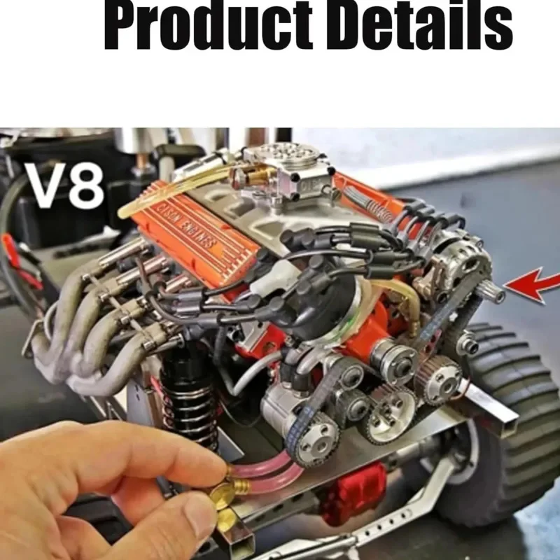 New V8 Small-Block Engine Model Kits V8 Engine Kit Build Your Own Stem ...