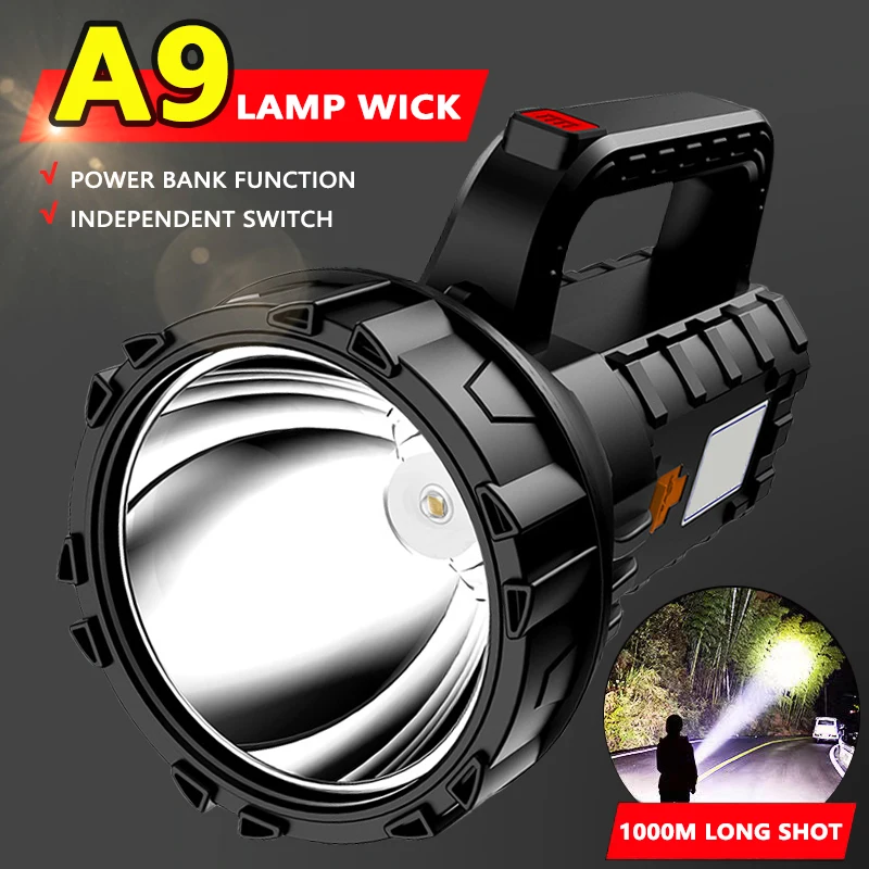 Outdoor-LED-Lamp-Handheld-Searchlight-Portable-Rechargeable-Lanterns ...