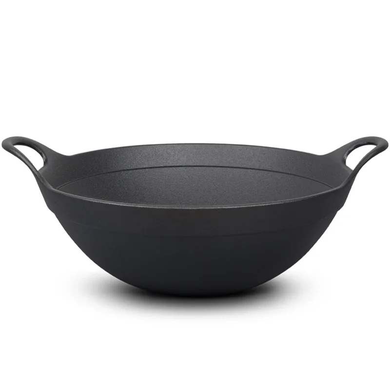 40cm-large-cast-iron-Frying-pan-Cast-iron-pot-Household-large-pot ...