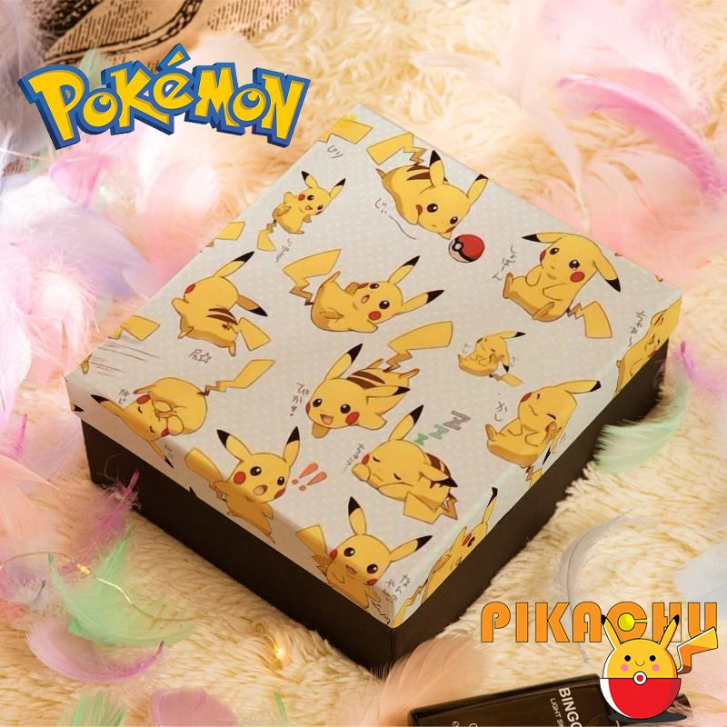1pcs Pokemon Pikachu Gift Box Anime Cartoon Empty Gift Box Creative ...