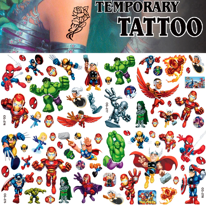 Marvel Thor Tattoos