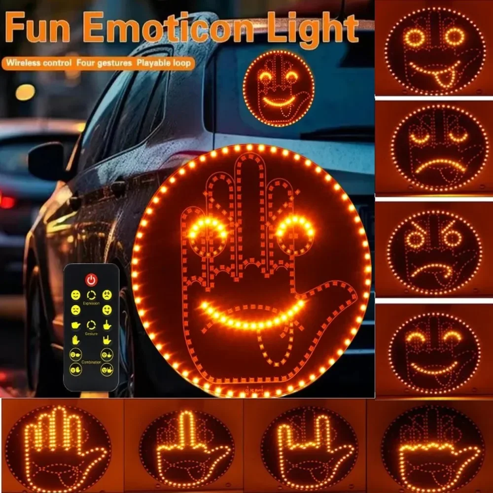 Car-Finger-Expression-Light-Remote-Control-Led-Lighting-Gesture-Light ...