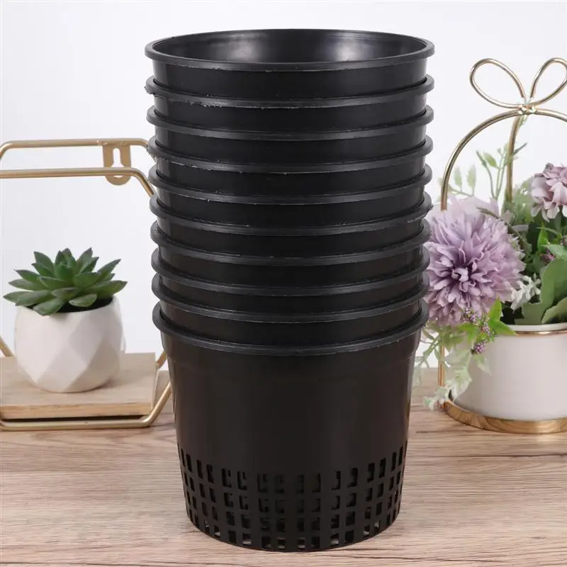 10PCS-Hydroponics-Hydroponic-Planter-Soilless-Culture-Basket-Plastic ...