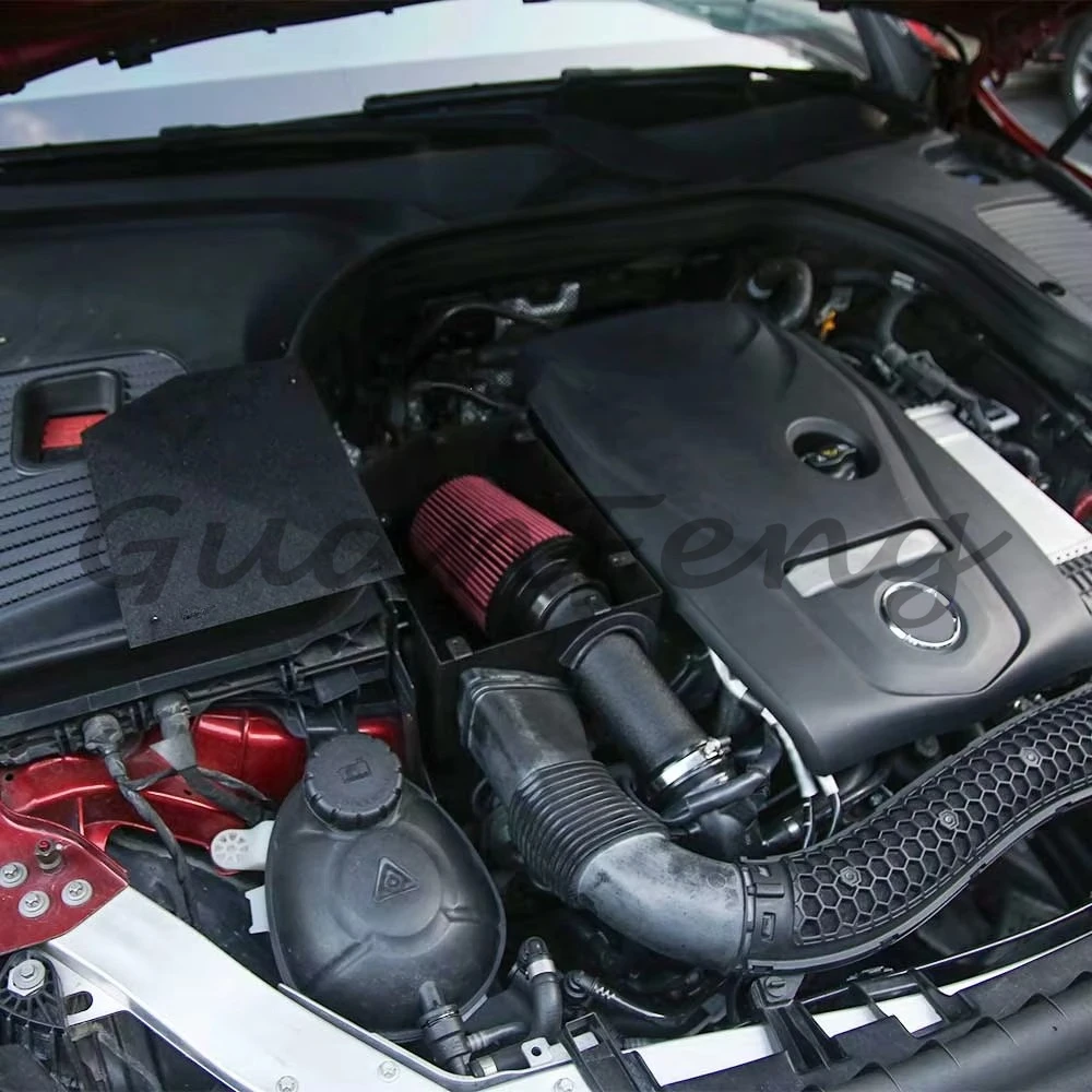 GUANFENG Cold Air Intake Kit Pipe For 2015+Mercedes Benz C300(M274 ...