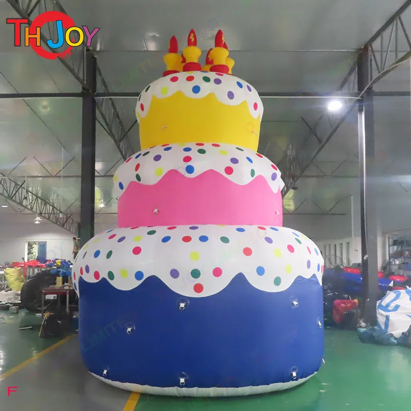 20ft tall Amazing Beautiful Giant Inflatable Cake for Birthday Party ...