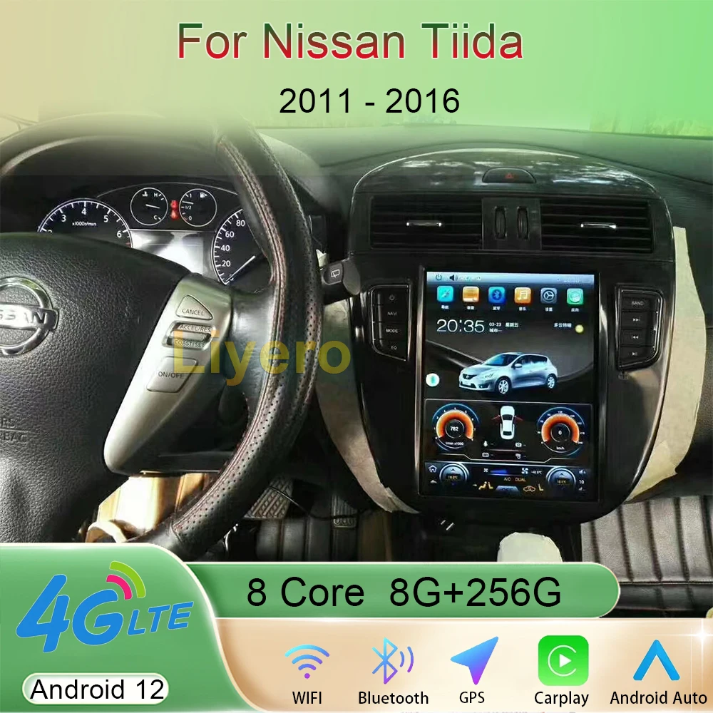 Liyero-9-7-Inch-Auto-Android-12-For-Nissan-Tiida-2011-2015-Car-Radio ...