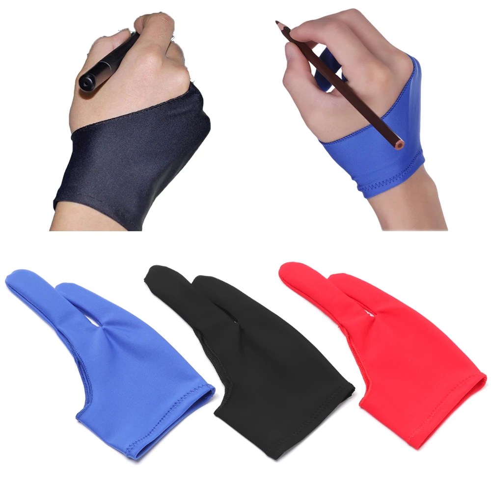 Artist Drawing Two Finger Glove Graphics Draw | Anti Fouling Artist ...