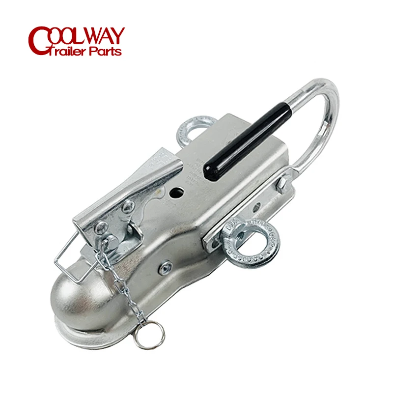 Trailer Coupler 2 X 3 Inch Hitch Ball Coupling Straight Tongue Handler ...