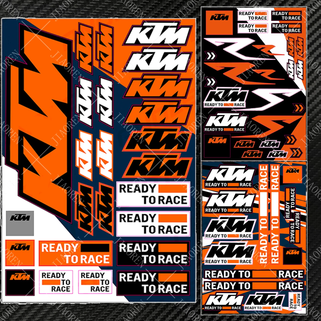 Ready-To-Race-Ktm-pegatinas-calcoman-as-Logo-Rc390-Adventure-Big-Emblem ...