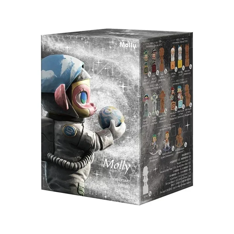POP MART-estatuas de aniversario MOLLY, juguetes de caja ciega de la ...