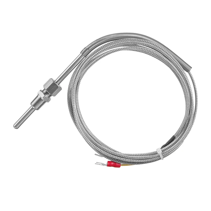 1/8"NPT Movable Probe Stainless Steel K Type Exposed Thermocouple ...