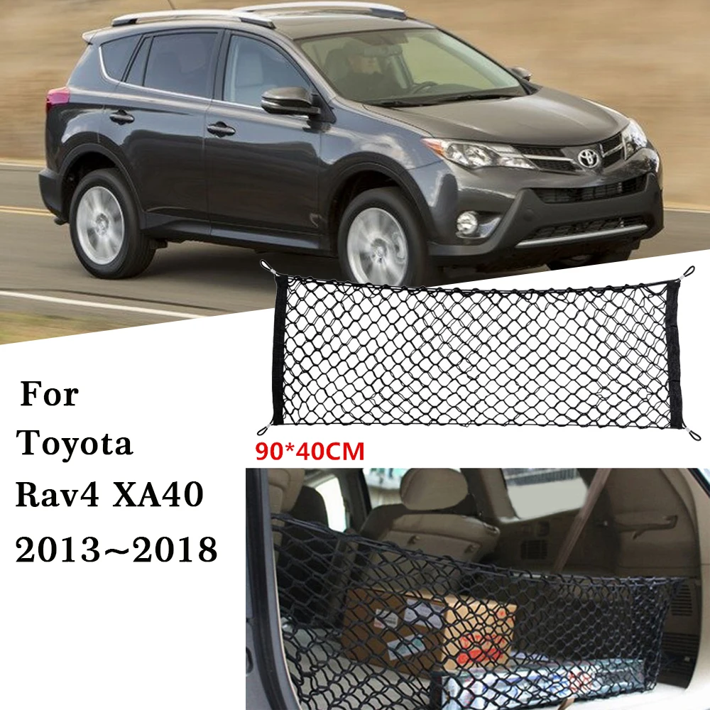 for Toyota Rav4 XA40 2013~2018 Car Boot Trunk Net Nylon Rear Back Cargo ...