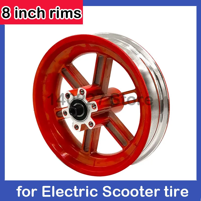 Electric-Scooter-Rear-Wheel-Hub-Replacement-Metal-Rear-Rim-Accessory ...