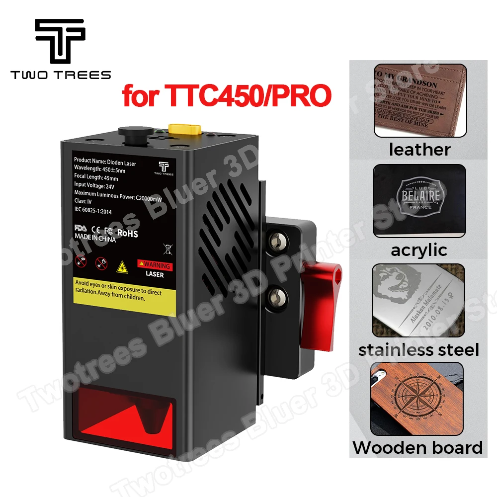 Twotrees-20W-Laser-Module-TC20-Laser-Head-For-TTC450-TTC450-PRO-CNC ...