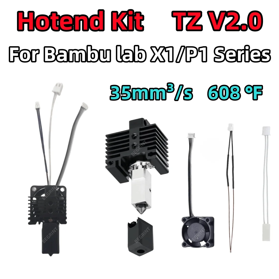 Hotend For Bambu Lab p1p X1C P1S X1 P1P Upgrade Hot end Print Head 3D ...