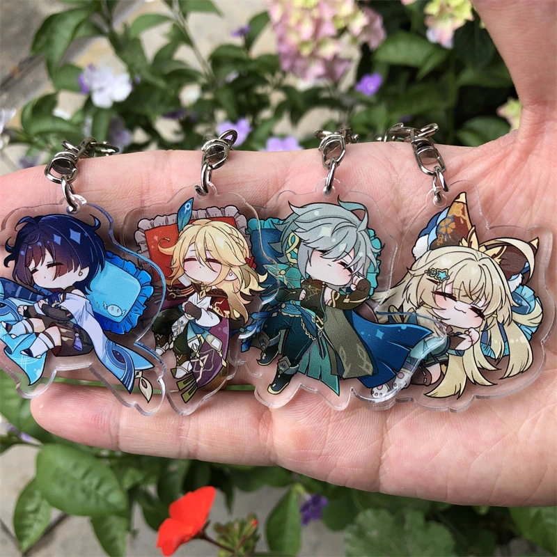 Genshin Impact Wanderer Kaveh Kirara Alhaitham Keychain Accessories ...