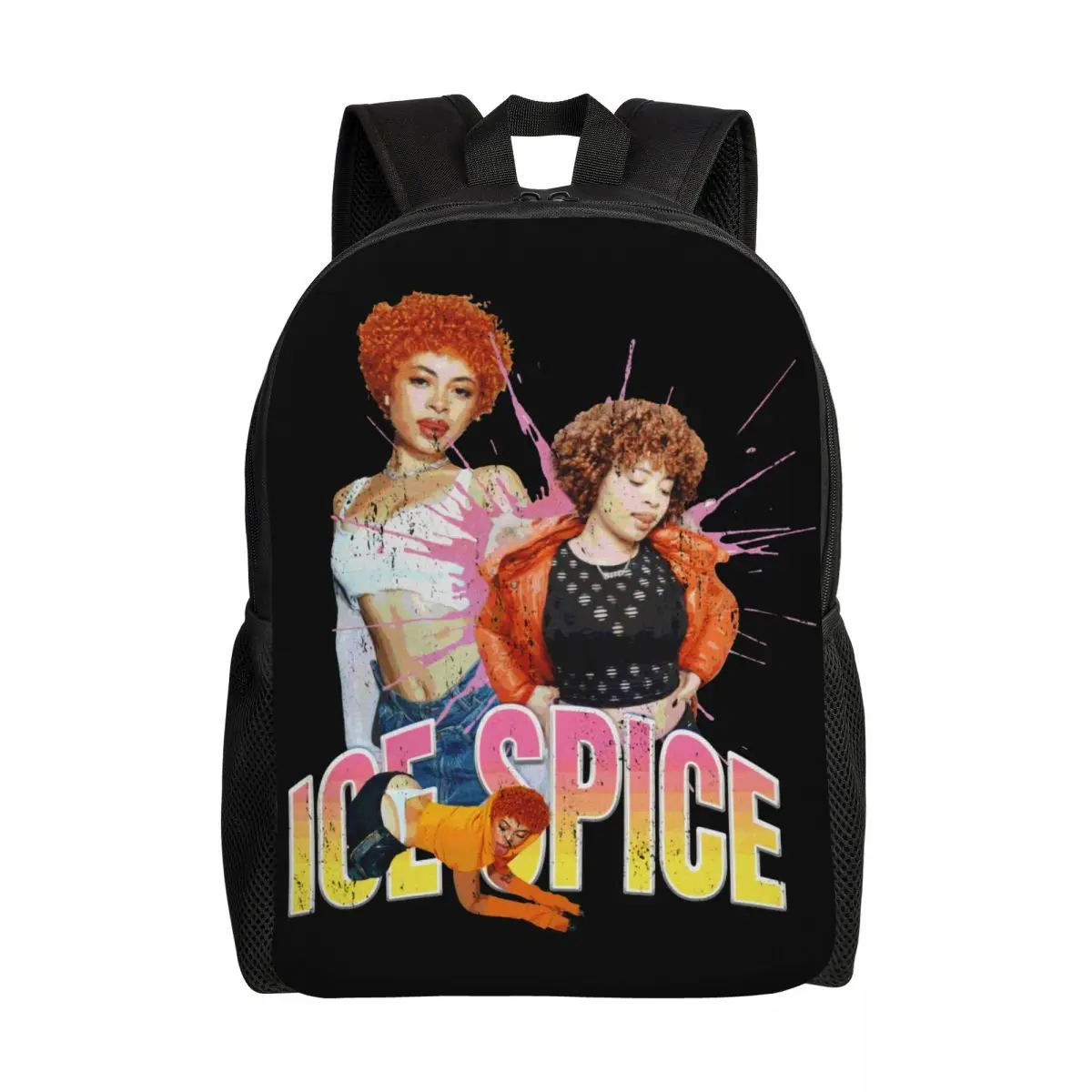 Custom-Ice-Spice-Collage-Hiphop-Music-Rap-Backpacks-for-Women-Men ...