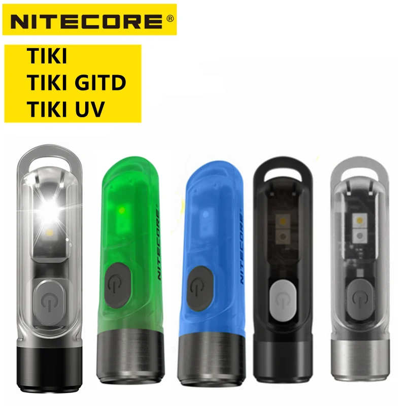 NITECORE TIKI Keychain Light 300Lumens USB C Rechargeable Built in ...