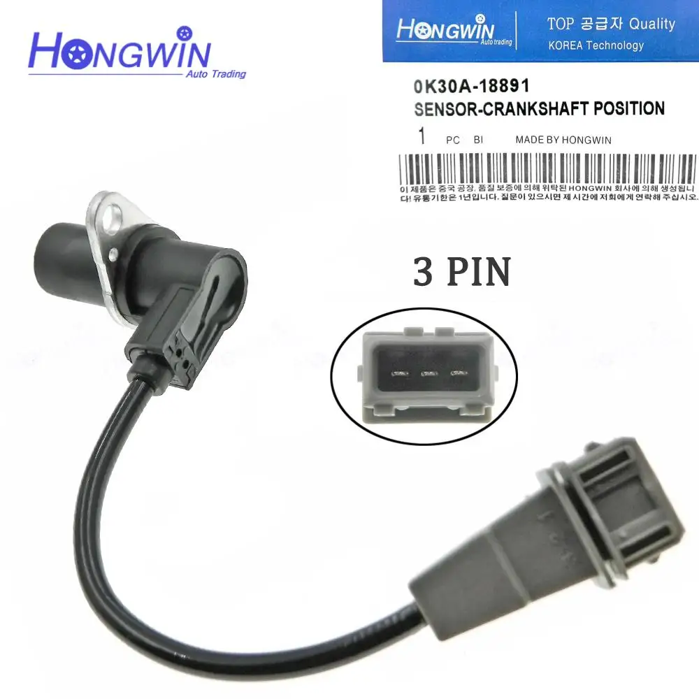 0k30a 18891 Crankshaft Position Sensor For Kia Rio 2001-2005 1.5l 1.6l ...