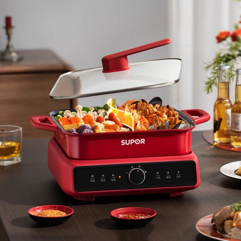 Electric-Hot-Pot-Multi-functional-Split-Mandarin-Duck-Hot-Pot-Electric ...