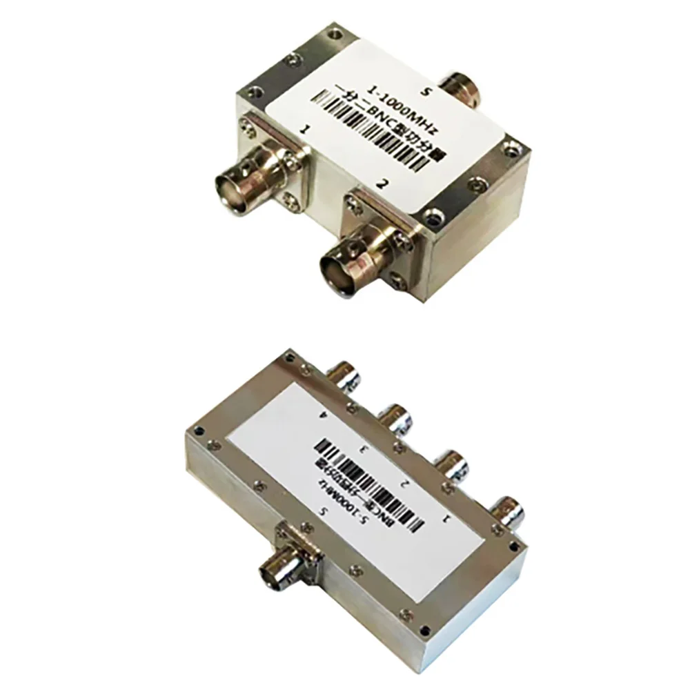 5-1000M-BNC-RF-Power-Divider-1TO2-4-Combiner-Power-Splitter-FOR-Short ...