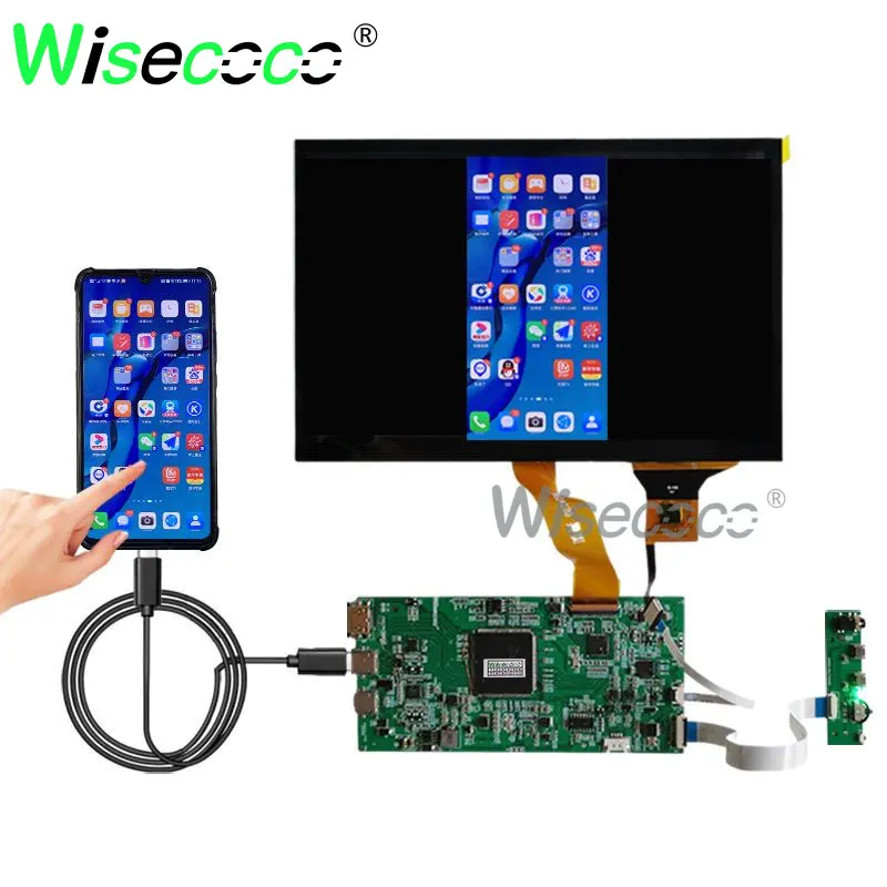 Wisecoco 8.9 Inch 2560x1600 2K Touch Screen Linux Raspberry Pi Orange ...