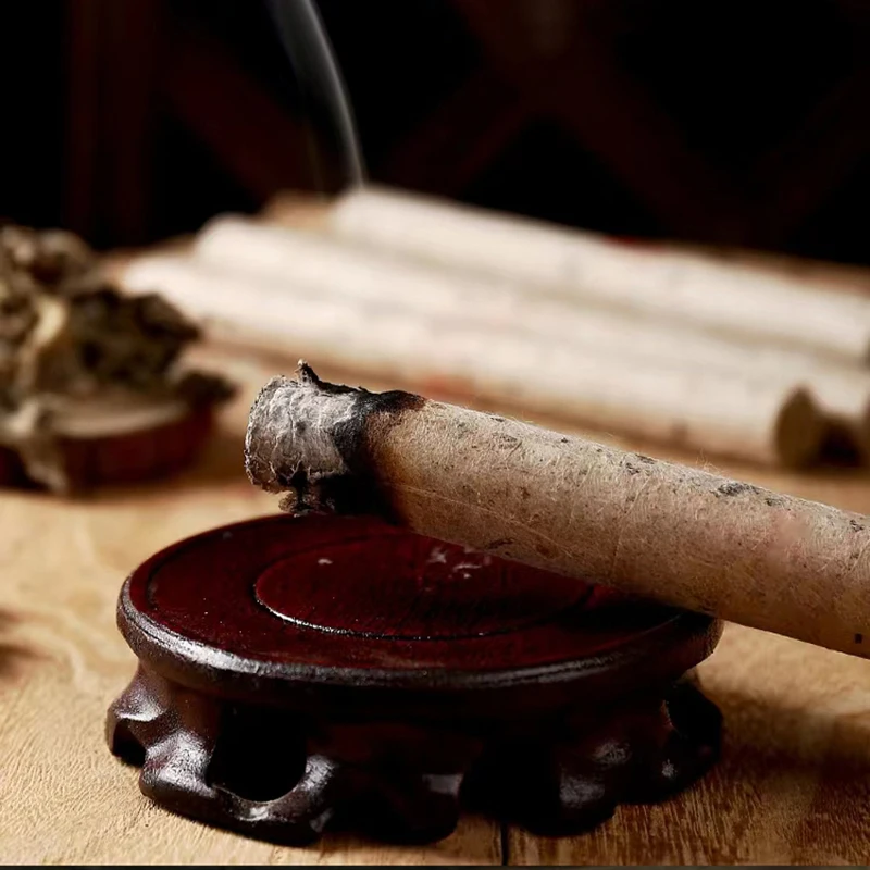 Handmade Stone Mill Production Moxa Stick Pure Wild Mugwort Moxibustion ...