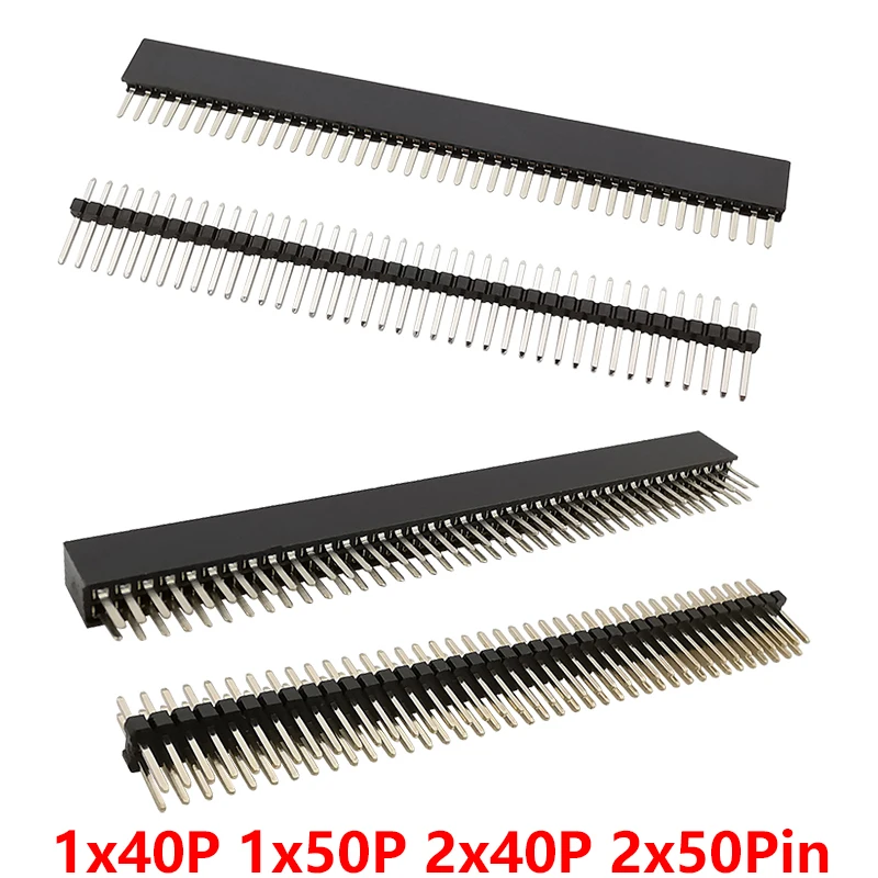 1Pair-1-27mm-Pitch-Single-Double-Row-Male-Female-Pin-Header-Connector ...