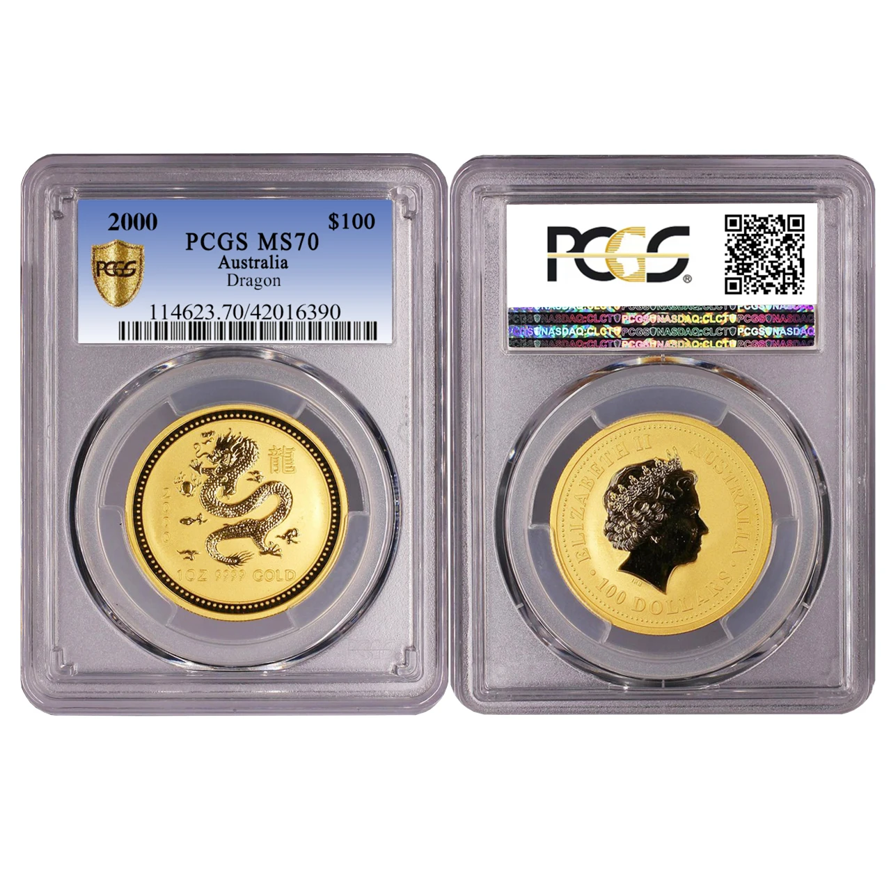 2000-Australia-Chinese-Loong-Gold-Coin-100-Dollar-1OZ-Rating-Coins ...