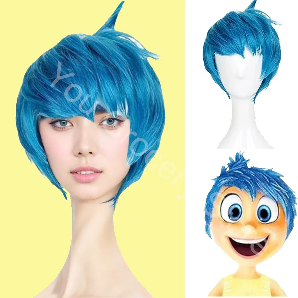 Inside-Out-Joy-Cosplay-Costume-Princess-Dress-Wig-Hairpin-For-Kids ...