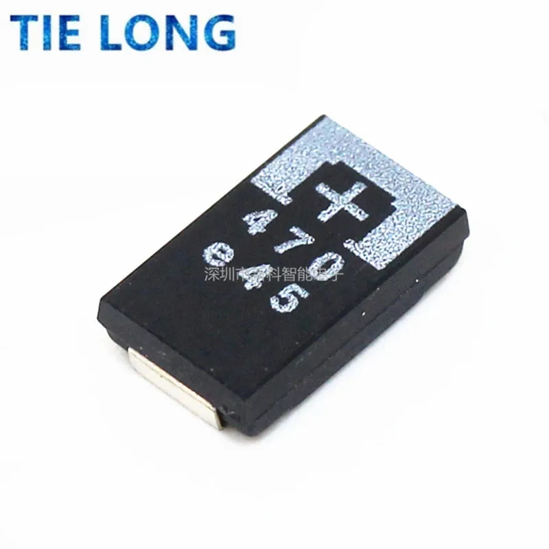 50PCS 2R5TPE470M9 470 2.5V 470UF SMD Tantalum Capacitor New and ...