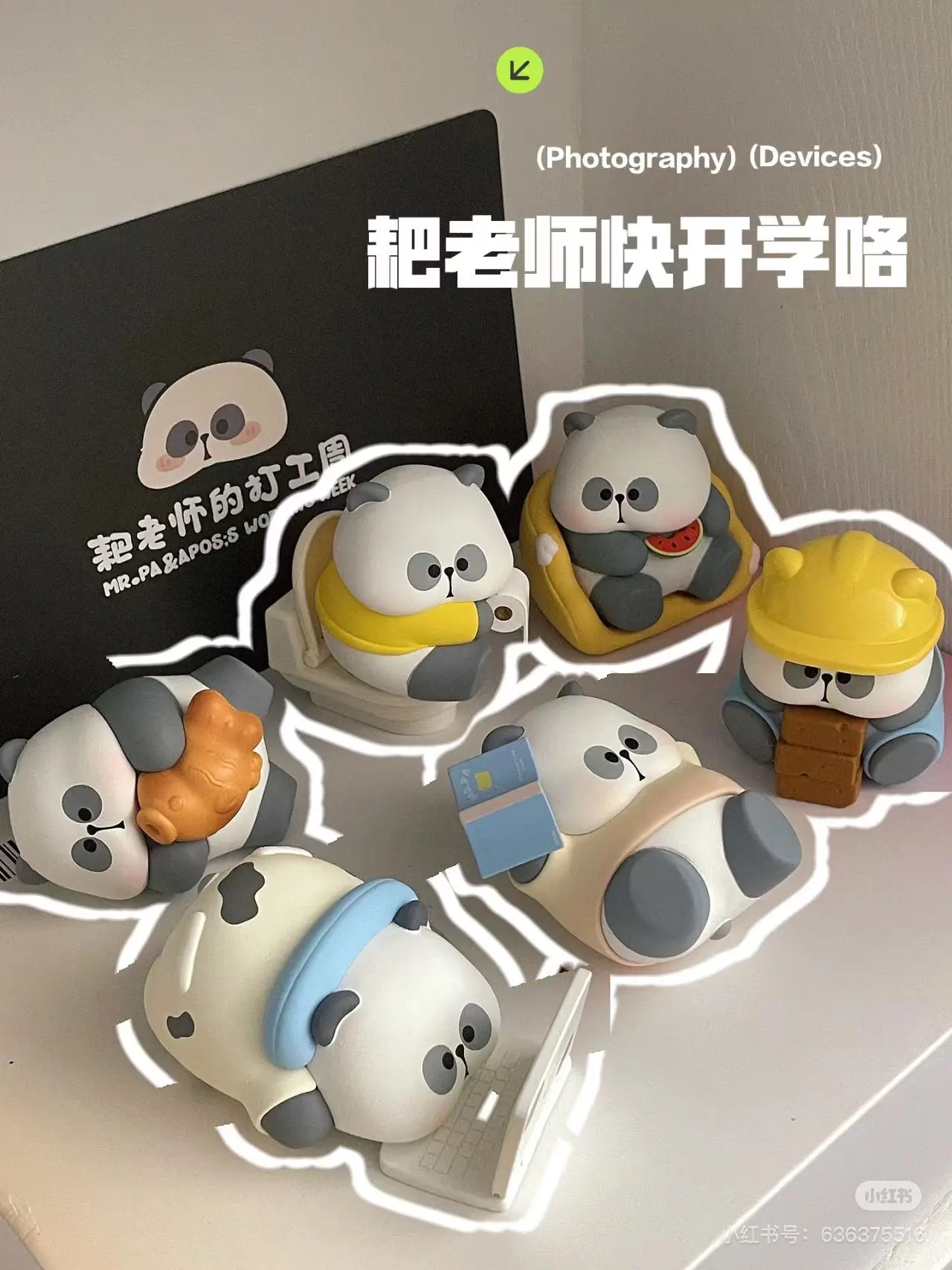 Genuine-Mr-Pa-Working-Week-Series-Blind-Box-Toy-Guess-Bag-Cute-Anime ...