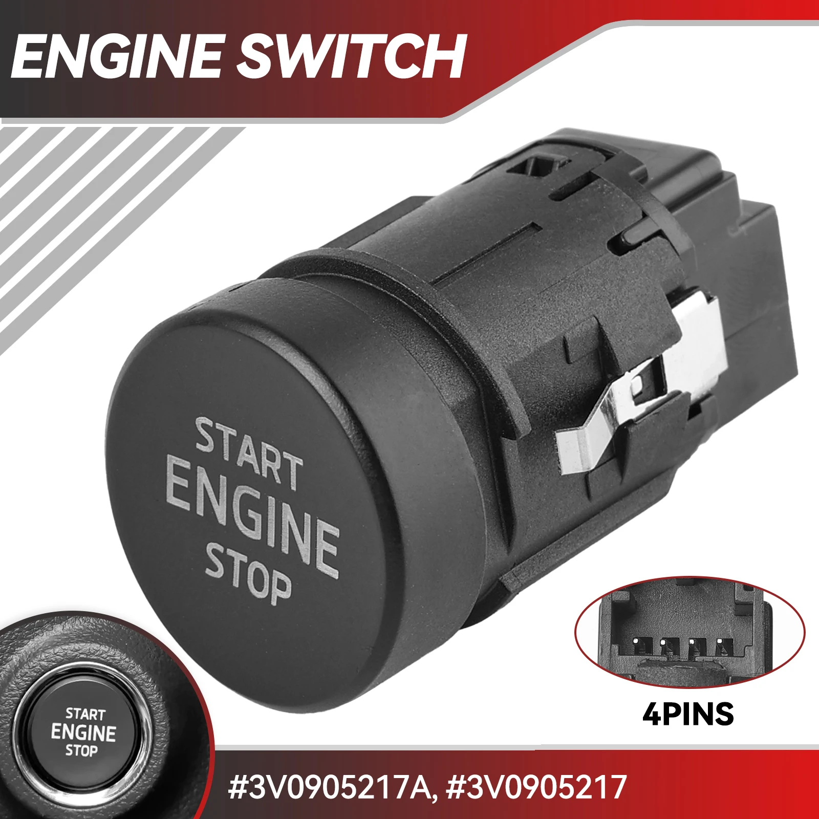 3V0905217 3V0905217A Replacement Car Engine Engine Start Stop Switch ...
