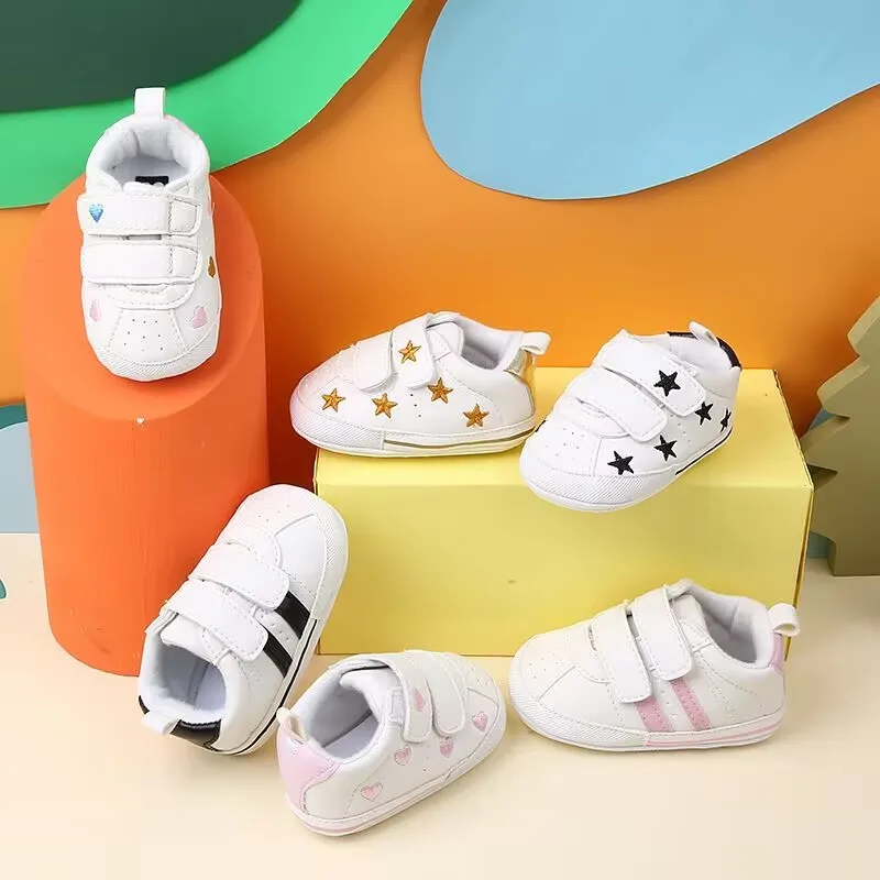 Fashion Classic Unisex Baby Shoes 0-18M Spring Autumn Anti-Slip Rubber ...