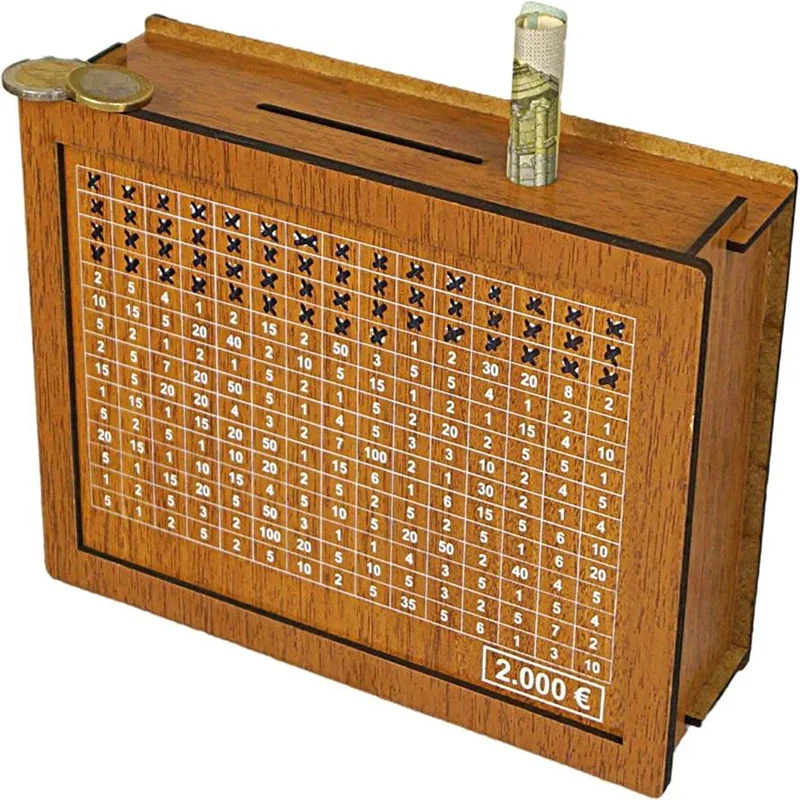 Hucha-de-madera-reutilizable-con-porter-a-de-ahorro-y-cajas-de-n-meros ...