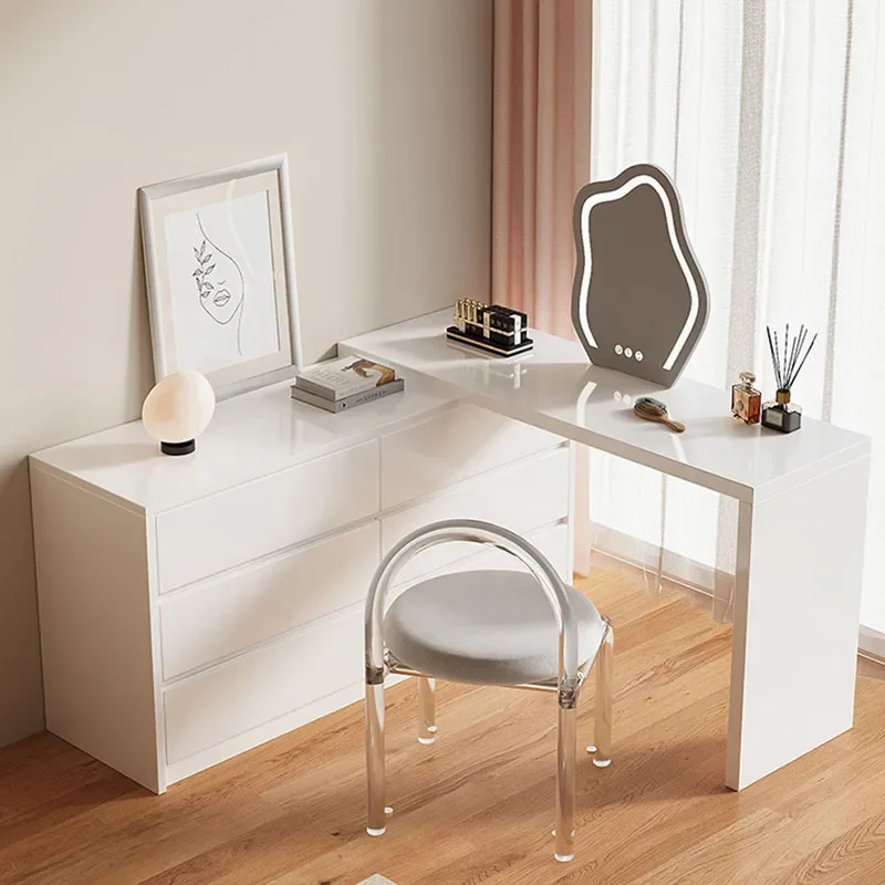 Lights-Mirror-Dressing-Table-Storage-Organizers-Multifunctional ...