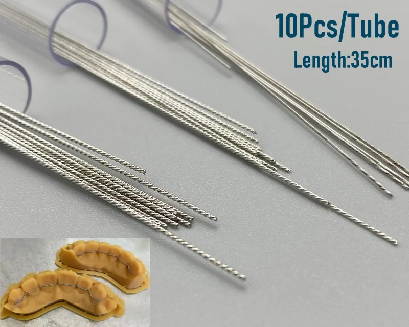 10Pcs-Tube-Dental-Orthodontic-Twisted-fixed-Lingual-Retainer-Arch-Wires ...