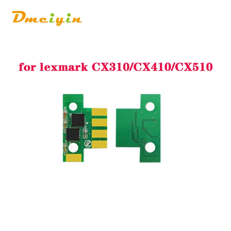 80C2SK0/80C2SC0/80C2SM0/80C2SY0 Toner Chip for Lexmark CX310/CX410 ...